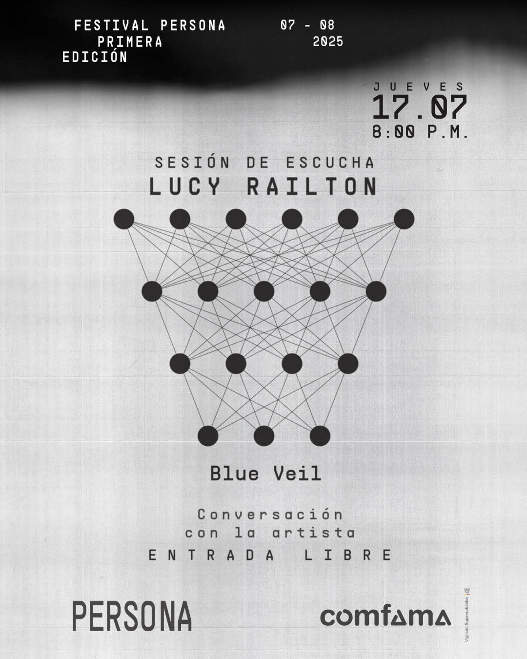 Sesión de escucha: Lucy Railton, Blue Veil – PERSONA